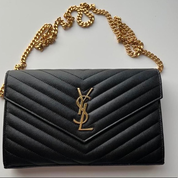 Yves Saint Laurent | Bags | Ysl Wallet On Chain | Poshmark